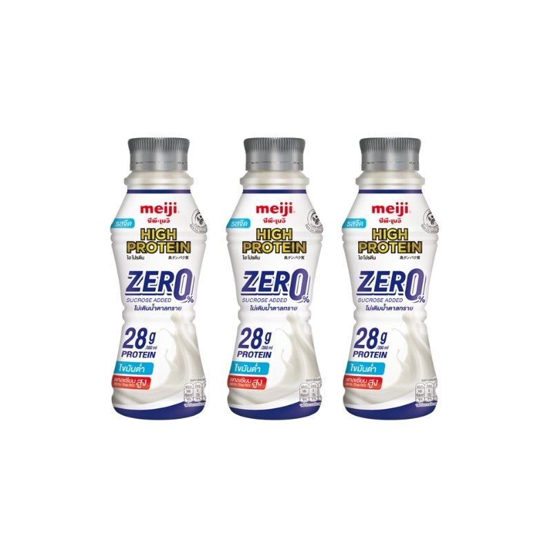 Meiji High Protein No Sugar Added 350ml x 3 | Simple Protein Support ...