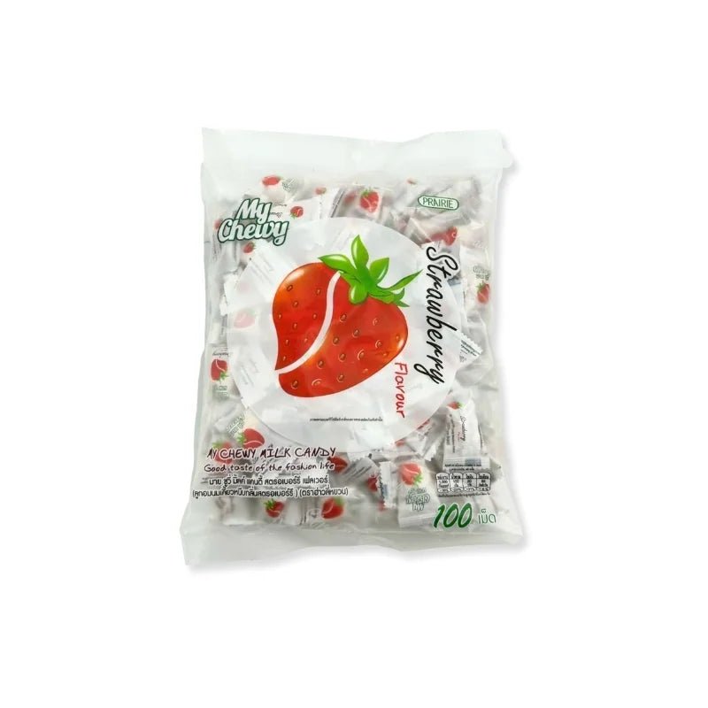 My Chewy Strawberry Milk Chews (100 Pieces/Pack) | Fruity Chews for ...